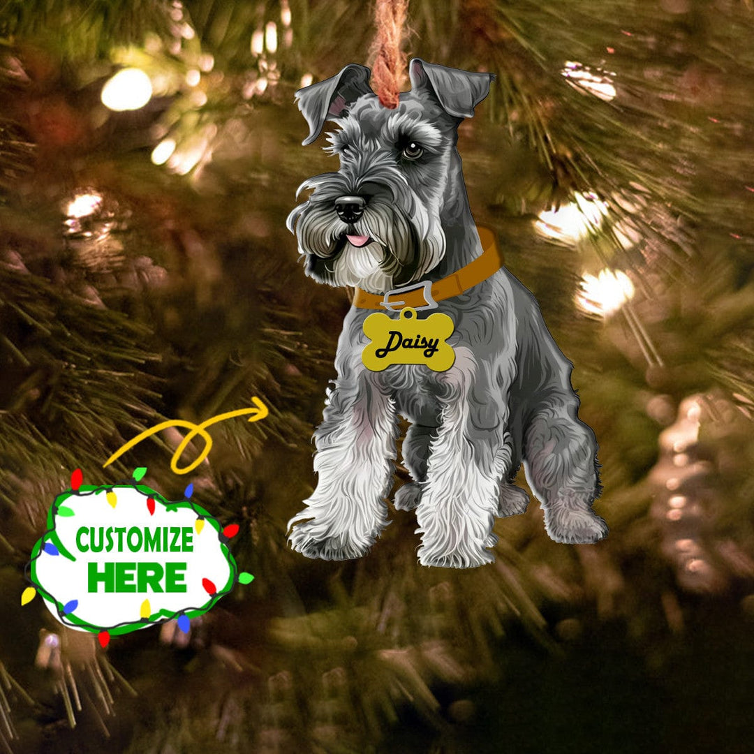 Shineful Decoration Ornament Schnauzer Personalized My Lovely Schnauze