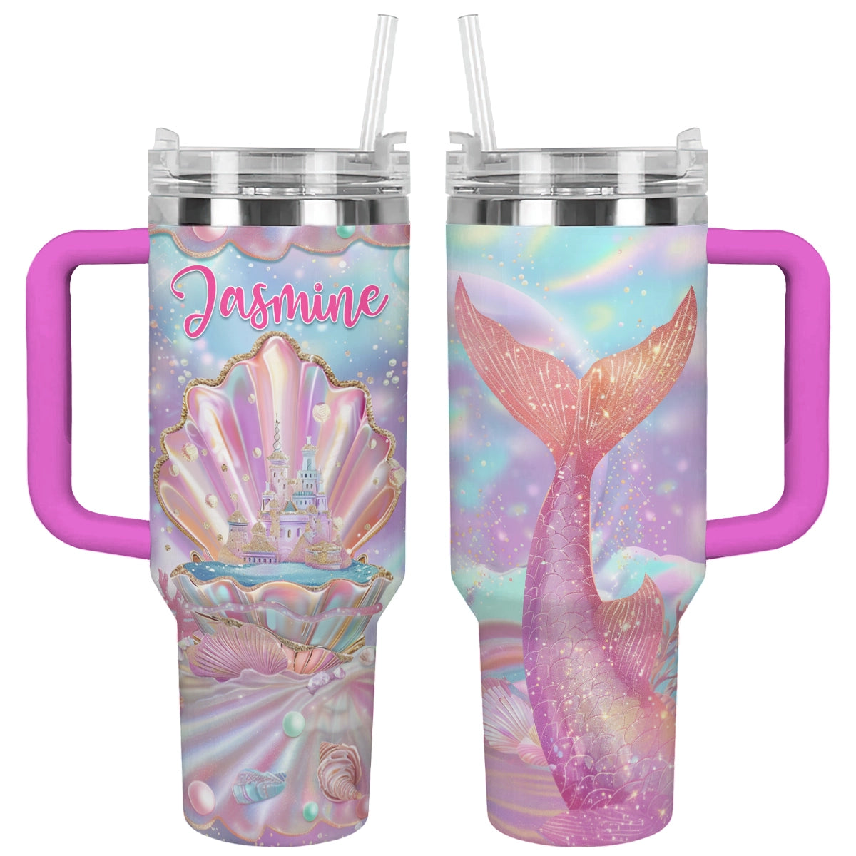 Shineful Tumbler Personalized Mermaid Enchanted Seas – Shineful.net